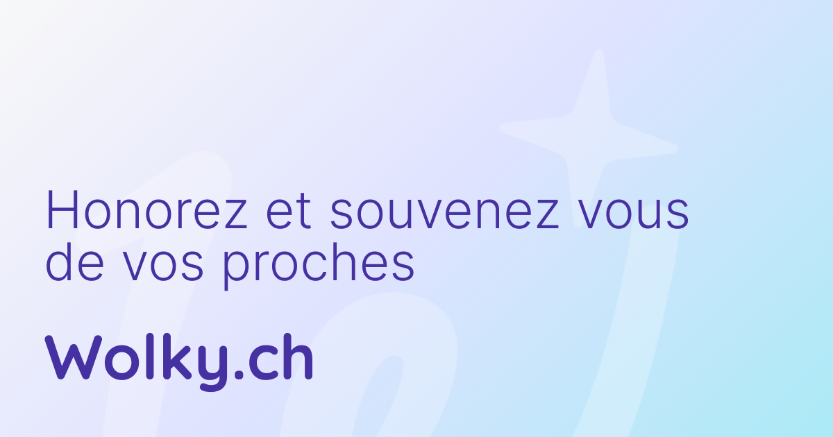 Avis de décès Pierrette Schaerer, Boudry, Neuchâtel - Hommage et ...